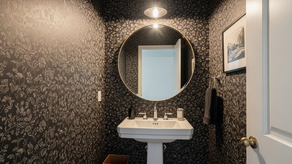 24 Dark Wallpaper Room Ideas That Add Drama